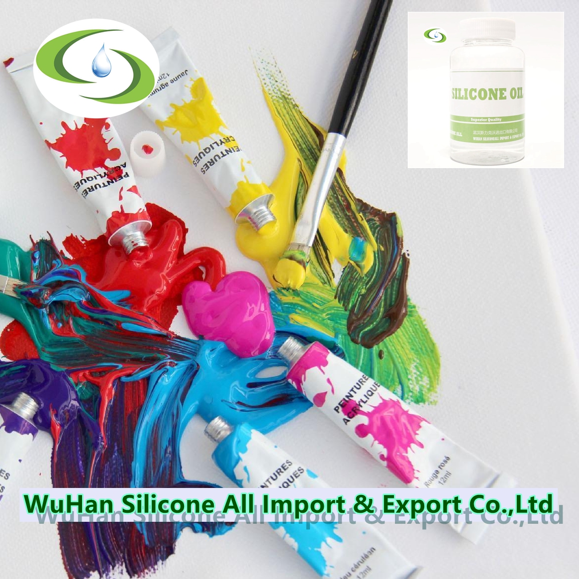 CAS No. 63148629 Dimethyl polysiloxane Silicone Oil For Painting ...